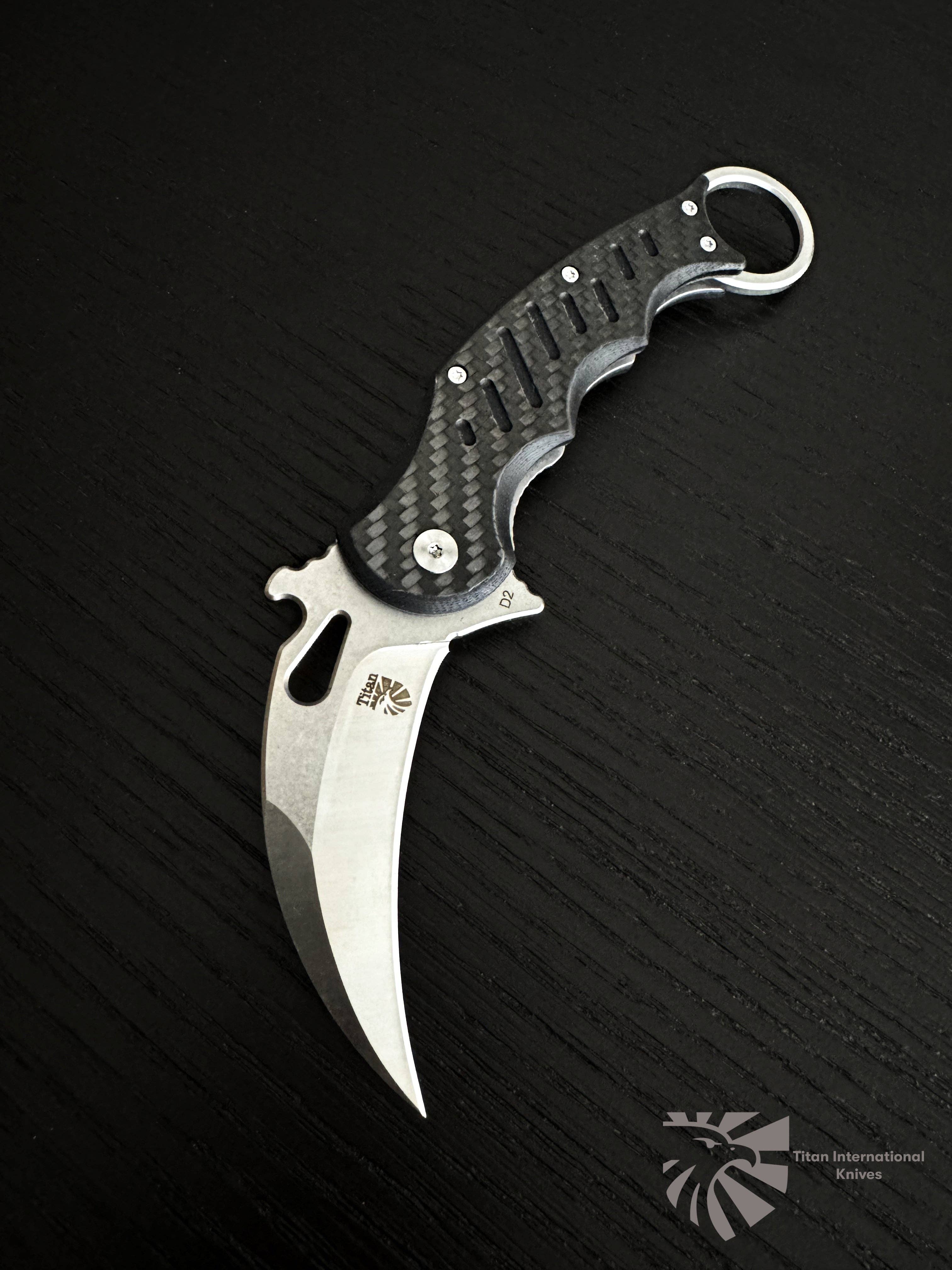 Titan Black Serpent / Karambit / Pocket Knife - TK-130 – Surf, Wind and ...